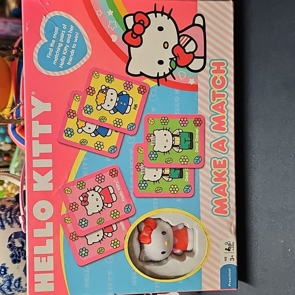 Hello Kitty | Toys | Hello Kitty Make A Match Game Red And Yellow ...
